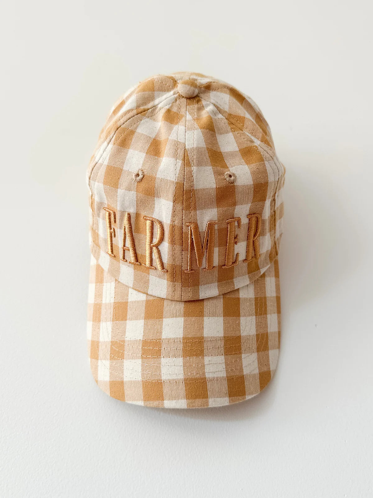 FAR MER by Whitney | Honey Check Cap – Hey Little